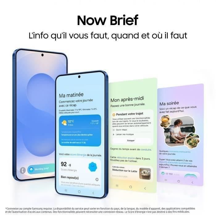 SAMSUNG Galaxy S25 Plus AI Smartphone 512 Go Bleu clair - Cdiscount ...