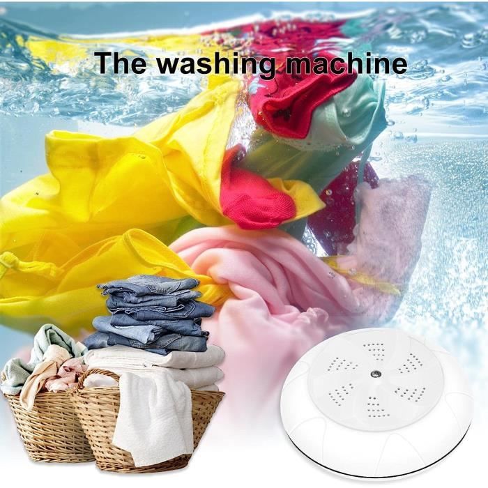 Mini Machine À Laver Portable - Laveuse Rotative Personnelle À Turbine ...