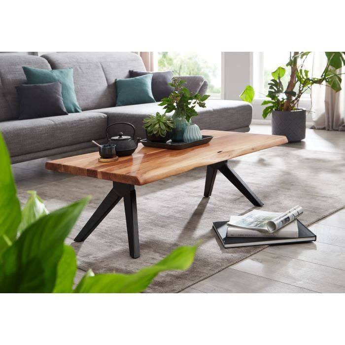 WOHNLING basse WOHNLING 115x37x64 cm Table basse de salon design bois ...
