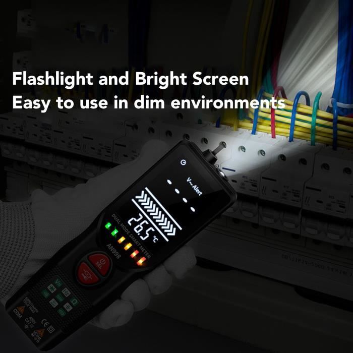 DEX Compteur intelligent à double mode Multimètre Numérique avec ...
