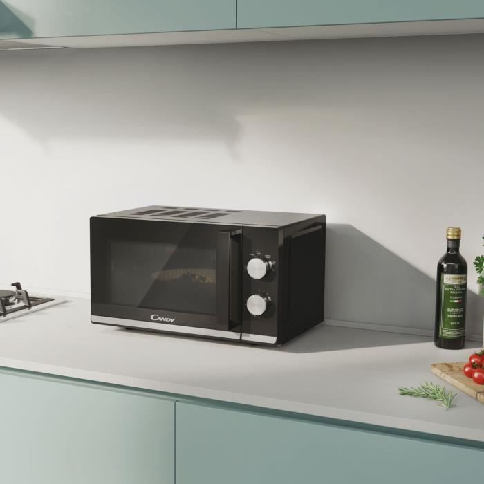 Micro-ondes Candy Moderna CMW20TNMB 700 W 20L Noir - Fonction ...