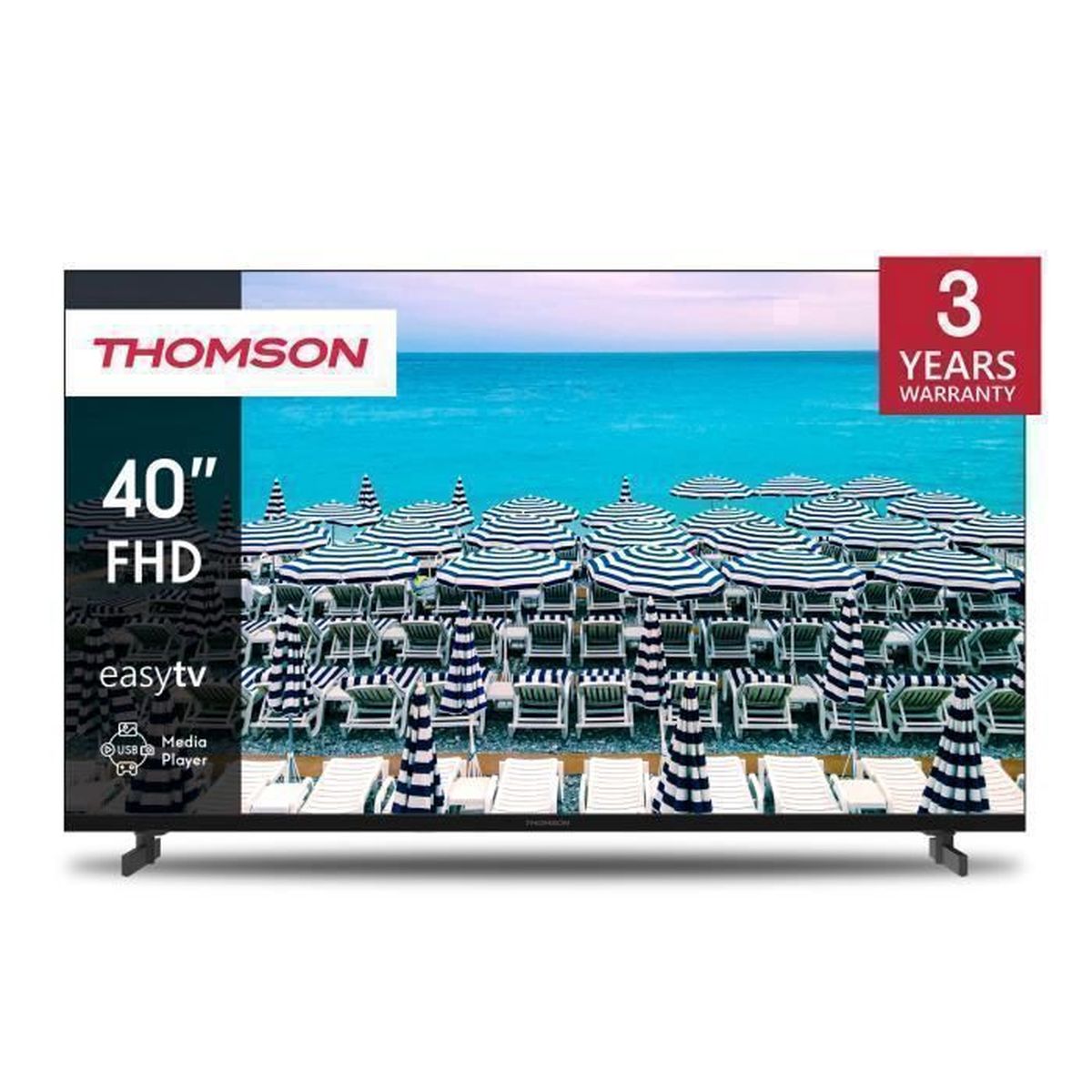 THOMSON 40" (101 cm) LED FHD Téléviseur - Easy TV - 40FD2S13 - 2023 ...