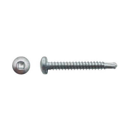 250 Vis Autoperceuses Tête Cylindrique Carrée 4.8 x 25.4 mm - DIN 7504 ...
