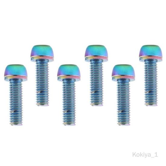 Lot de 6 Boulons de Potence de Vélo Vis de Guidon de Vélo de Montagne ...
