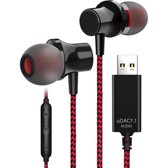 Casques Usb Pc Filaire, Écouteurs Filaires Usb Avec Micro Pour Pc ...