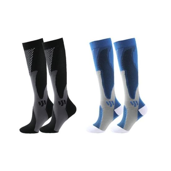 Chaussettes,Bas de compression de sport pour hommes femmes de 20 – 30 ...