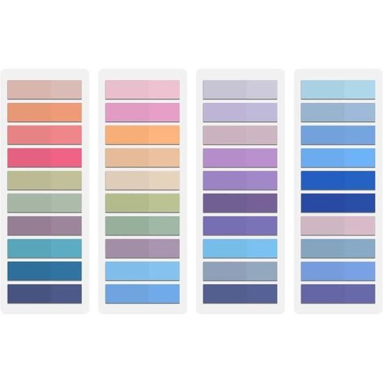 800 Pièces Post It Marque Page, Multicolore Post It Livre, Marque Page ...