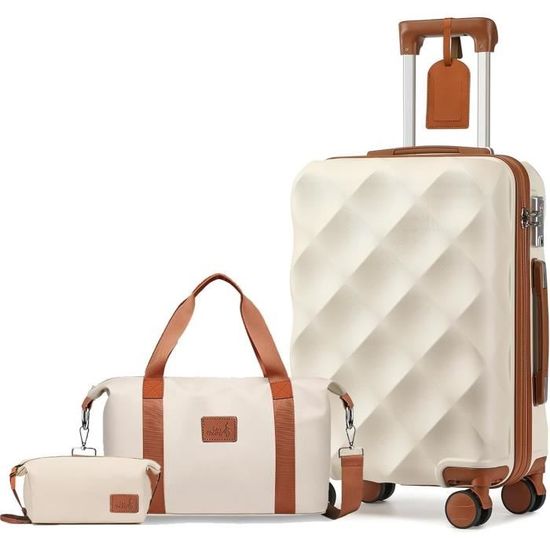 Valise Cabine Rigide Motif Losanges Valises Soute En Abs Rigide Trolley ...