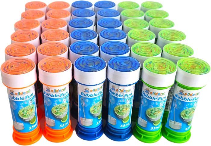 Multicolore Bubble Fun 60635 - Lot de 36 Bulles de Savon - 55 ML - avec ...