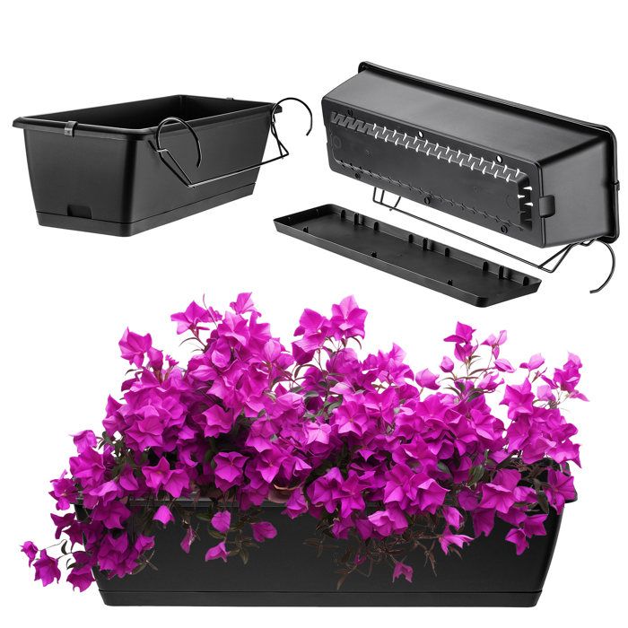 KADAX Balconnière 60 cm Pot de Fleur avec Poignées - Cdiscount Jardin
