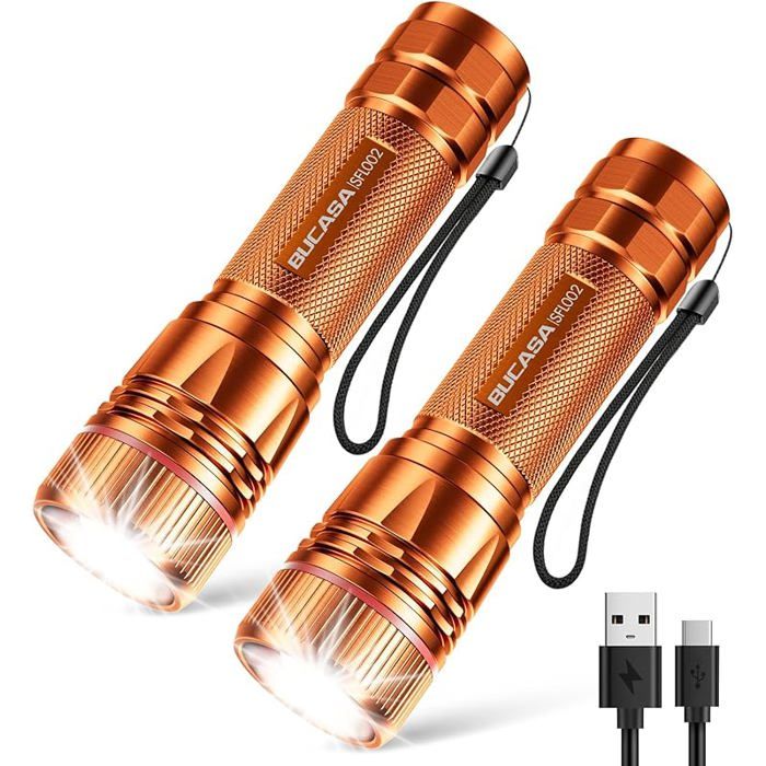 LED Lampe Rechargeable, 2000 Lumens Lampe LED Ultra Puissante avec 3 ...
