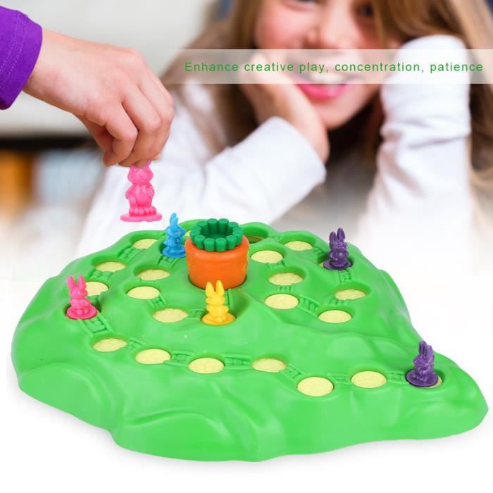 Jeu de plateau Bunny Hop Funny Rabbit - ATYHAO - OL2 - Multicolore - 3 ...