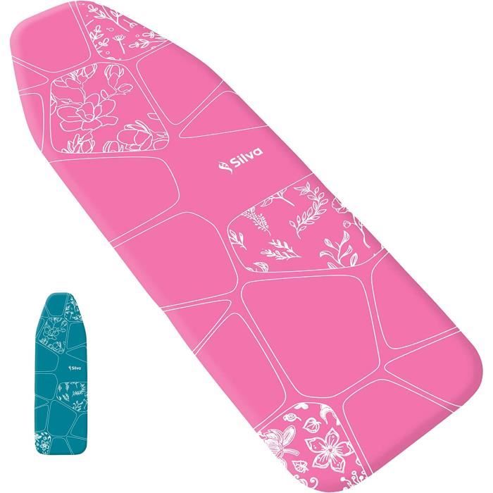 Housse pour table à repasser 140 x 50 cm - 100 % coton et feutre de 5 ...