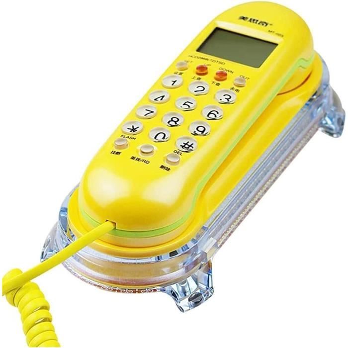 Téléphone Fixe Téléphone Fixe Téléphone Filaire Appel Téléphonique Avec ...