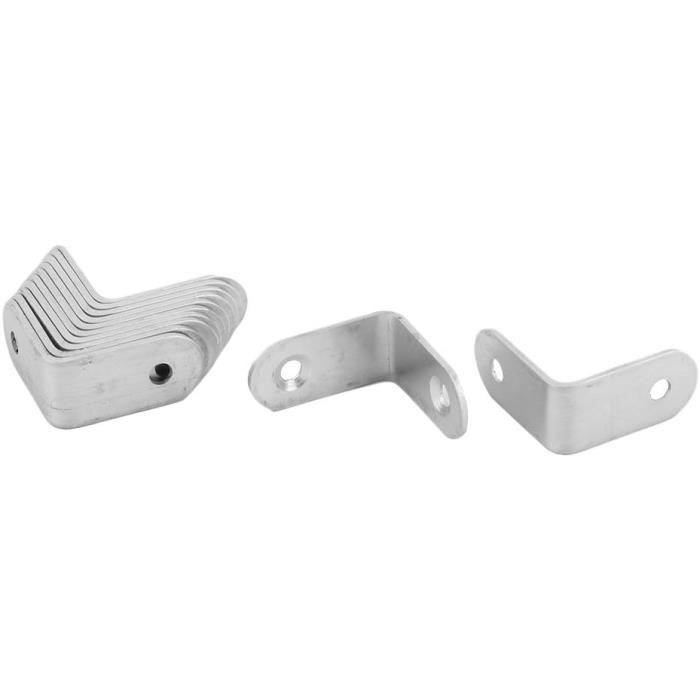 12Pcs Equerre D'Angle Droit Équerre De Fixation Plaque Assemblage ...