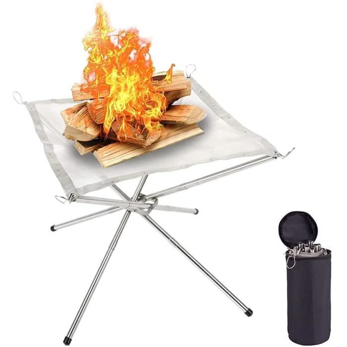 Brasero Portable pour Extérieur, Foyer ExtéRieur Grille Barbecue ...