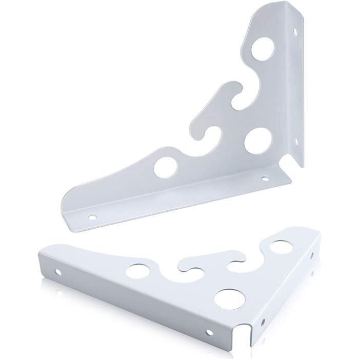 AJW-2 Pièces Equerre Etagere,Equerre Etagere Murale,Angulaire de ...