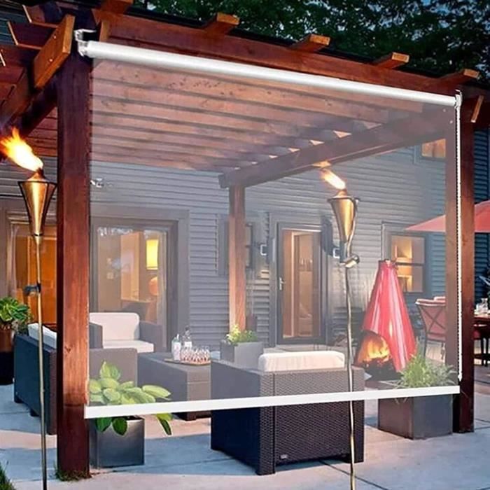 ACCESSOIRE DE STORE - Store Enrouleur,PVC Pergola Extérieure Store à ...