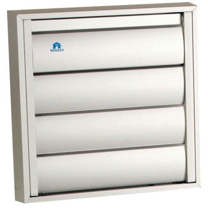 Grille de hotte 210x210mm aluminium blanc RAL9010 - RENSON - 9071 ...