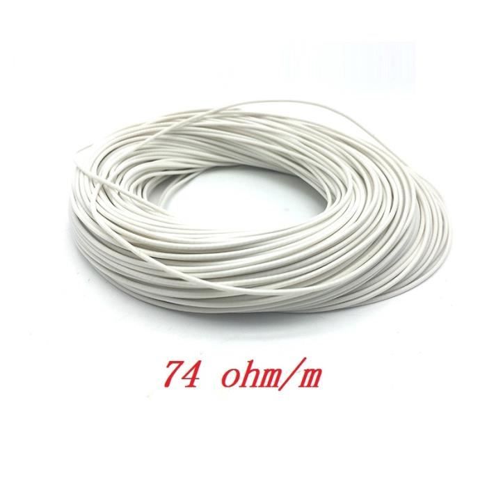Câble chauffant électrique en caoutchouc et Silicone - toutes tailles ...