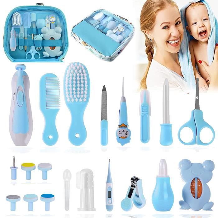 Kit de Soin Bébé 20pcs, Trousse complète de soin pour bébé, Toilettage ...