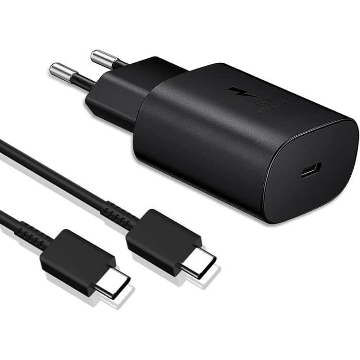 Chargeur Super Rapide Type C, 25W Usb C Chargeur Mural Charge Rapide ...
