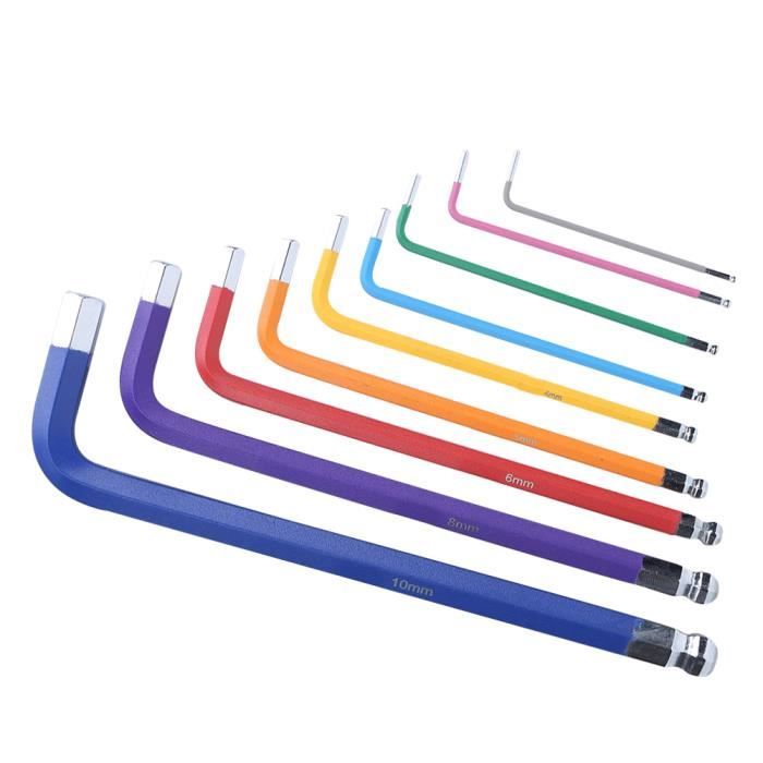 EJ.life Clé hexagonale à tête plate Jeu de Clé à Douille Hexagonale ...