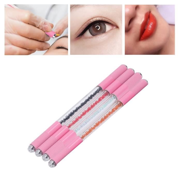 ESTINK Stylo manuel de microblading Kit de Stylo Manuel Double Face 4 ...