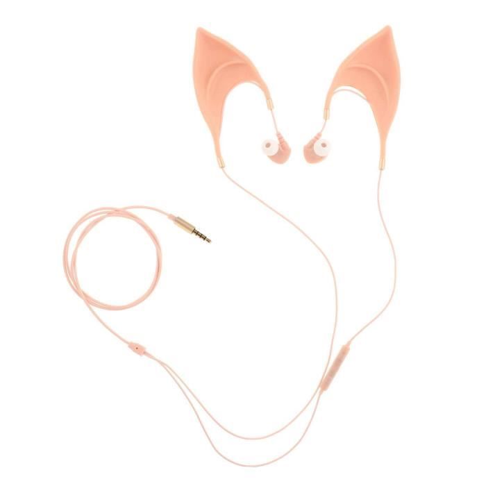 Elf Earbuds Headphones, Elf Ear Design Soft Corded Earphone, Adorable ...