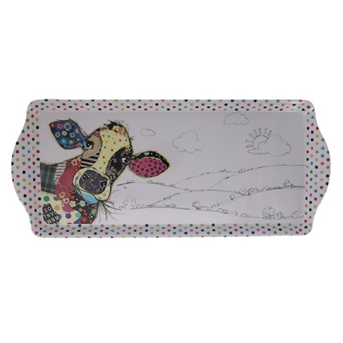 PLATEAU DE SERVICE RECTANGULAIRE KOOK VACHE - KIUB - Cdiscount Maison