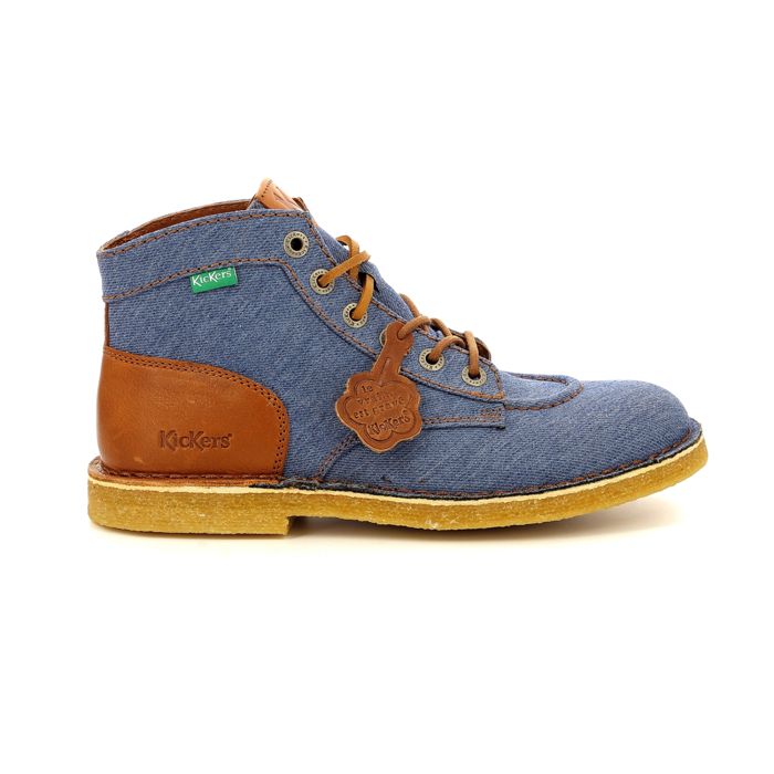 KICKERS Bottillons Kick Legend bleu - Cdiscount Chaussures