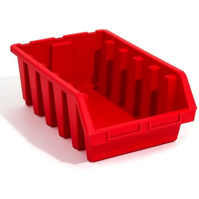 5 Pièces Ergobox Boîte Boîtes Empilables Rouge Gr.5 Regalbox ...