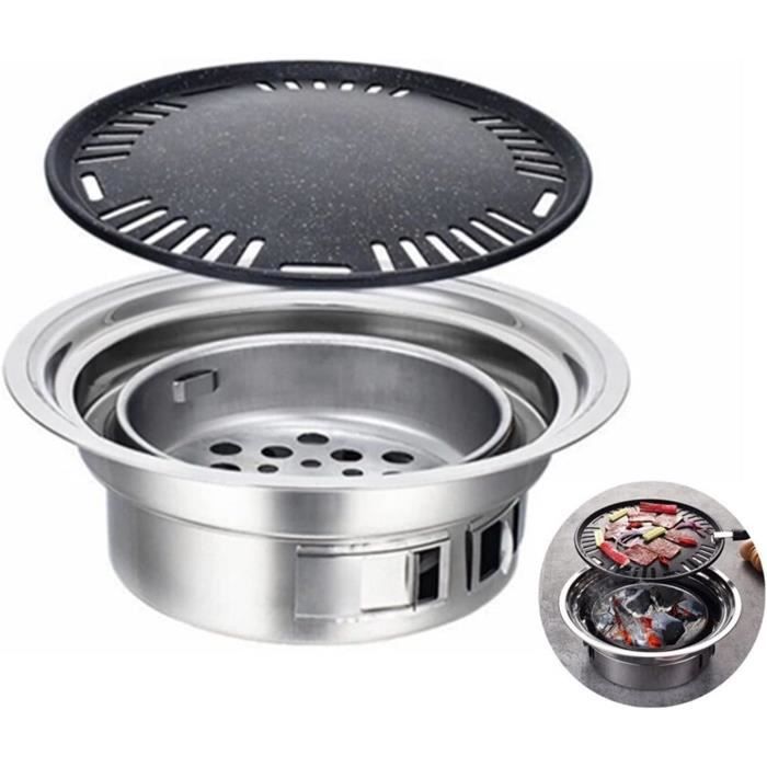 Panier De Gril Pour Poisson Barbecue Au Charbon De Bois En Acier ...