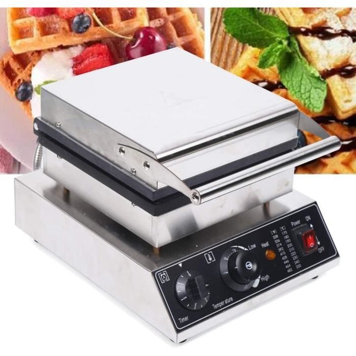 Gaufrier 2000 W Commercial Waffle Maker Machine à gaufres avec ...