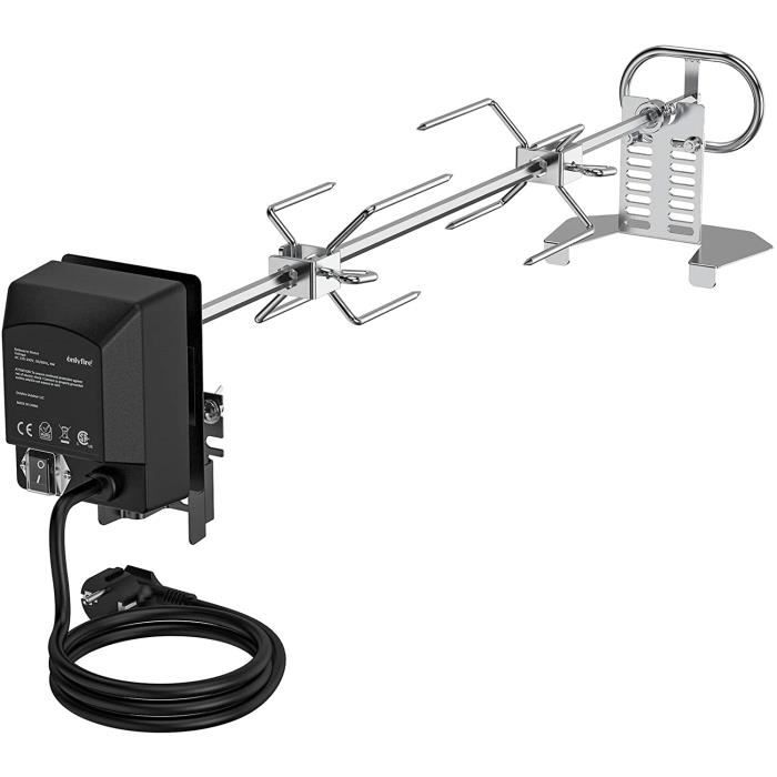 Onlyfire Universel Tournebroche Moteur Tourne Broche Electrique kit ...