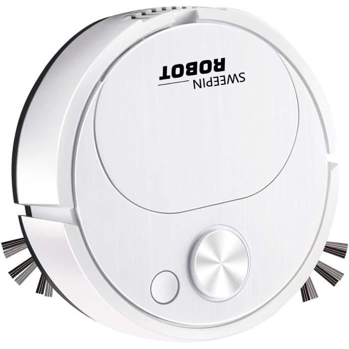 Robot Aspirateur Automatique, Aspirateur Robot 3 En 1 Sans Fil À Faible ...