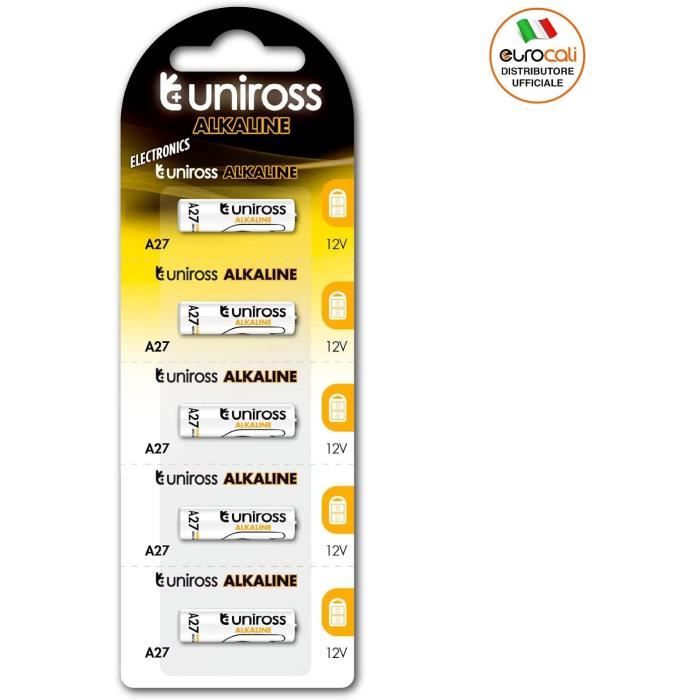 Pack de 5 Piles Alcaline A27/MN27/27A 12V - Cdiscount Jeux - Jouets