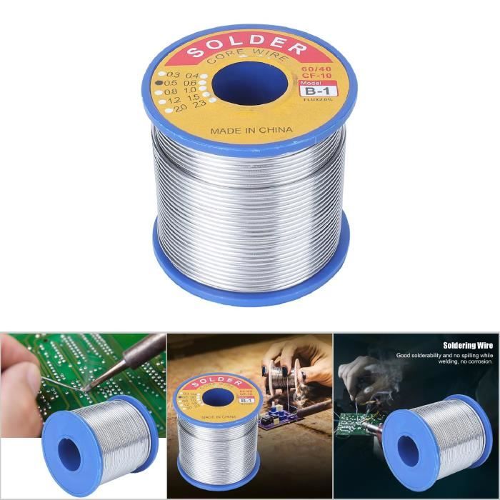 Cikonielf Bobine à souder Fil à souder de qualité supérieure 60/40 2 % ...