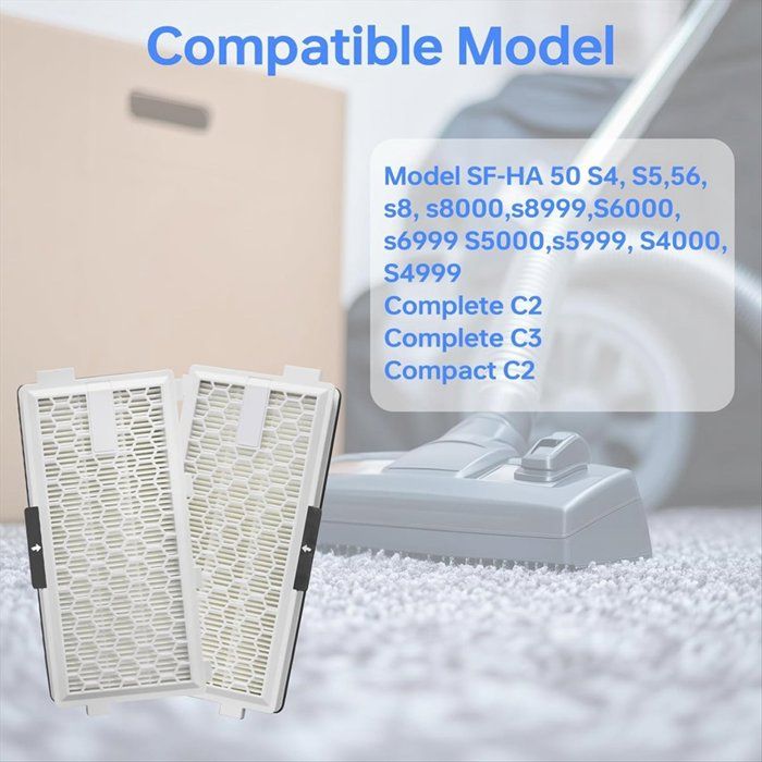 Filtre HEPA Airclean 50 de Remplacement pour Aspirateur Active -HA50 S4 ...