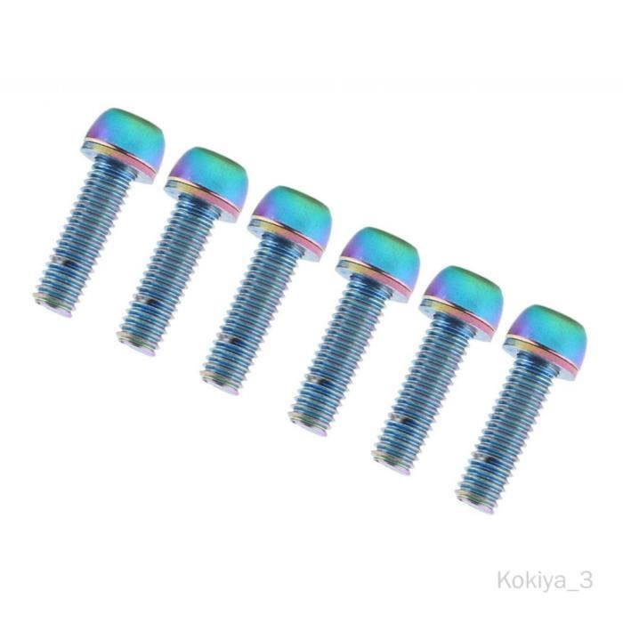 Lot de 6 Boulons de Potence de Vélo Vis de Guidon de Vélo de Montagne ...