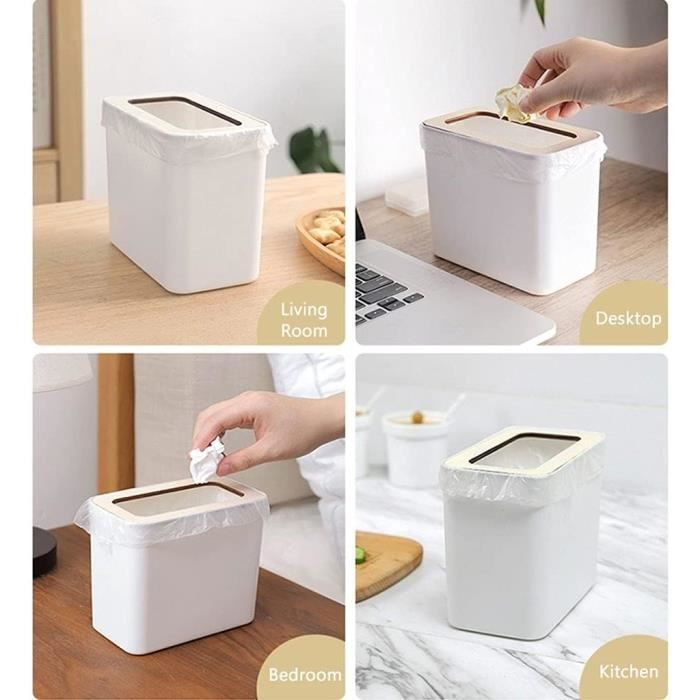 Poubelles, Petits Bacs À Déchets, Mini Bacs De Déchets De Bureau ...
