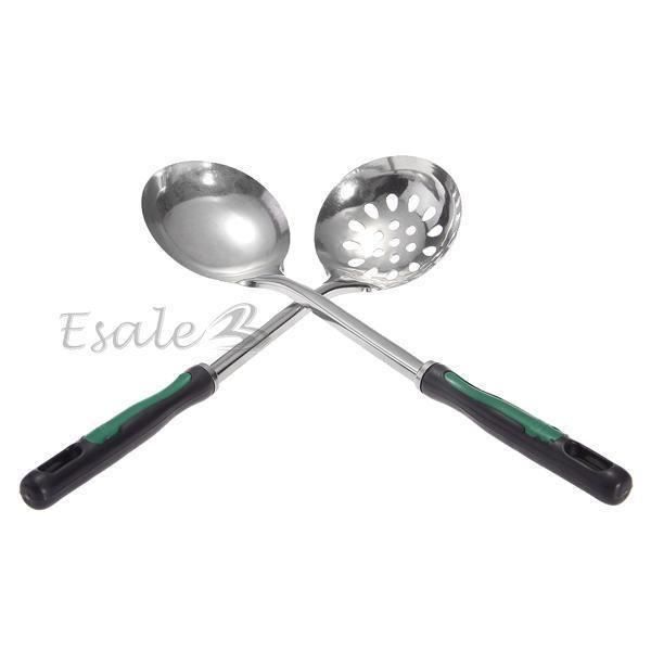 LOUCHE Set Cuisine Louche Soupe Ecumoire Passoire en Acie - Cdiscount ...