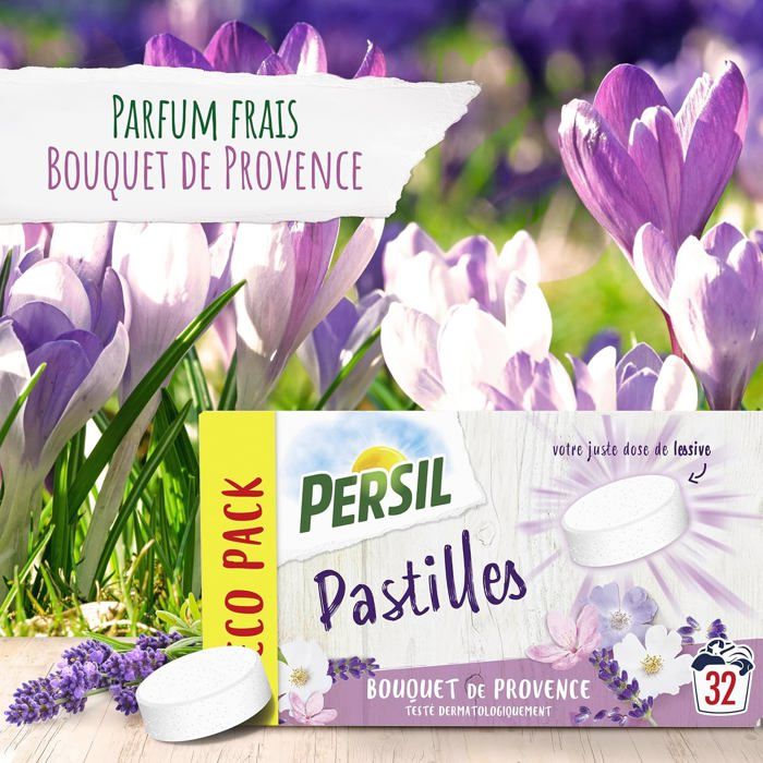 Lessive En Pastilles Bouquet De Provence - 96 Lavages - Testé ...