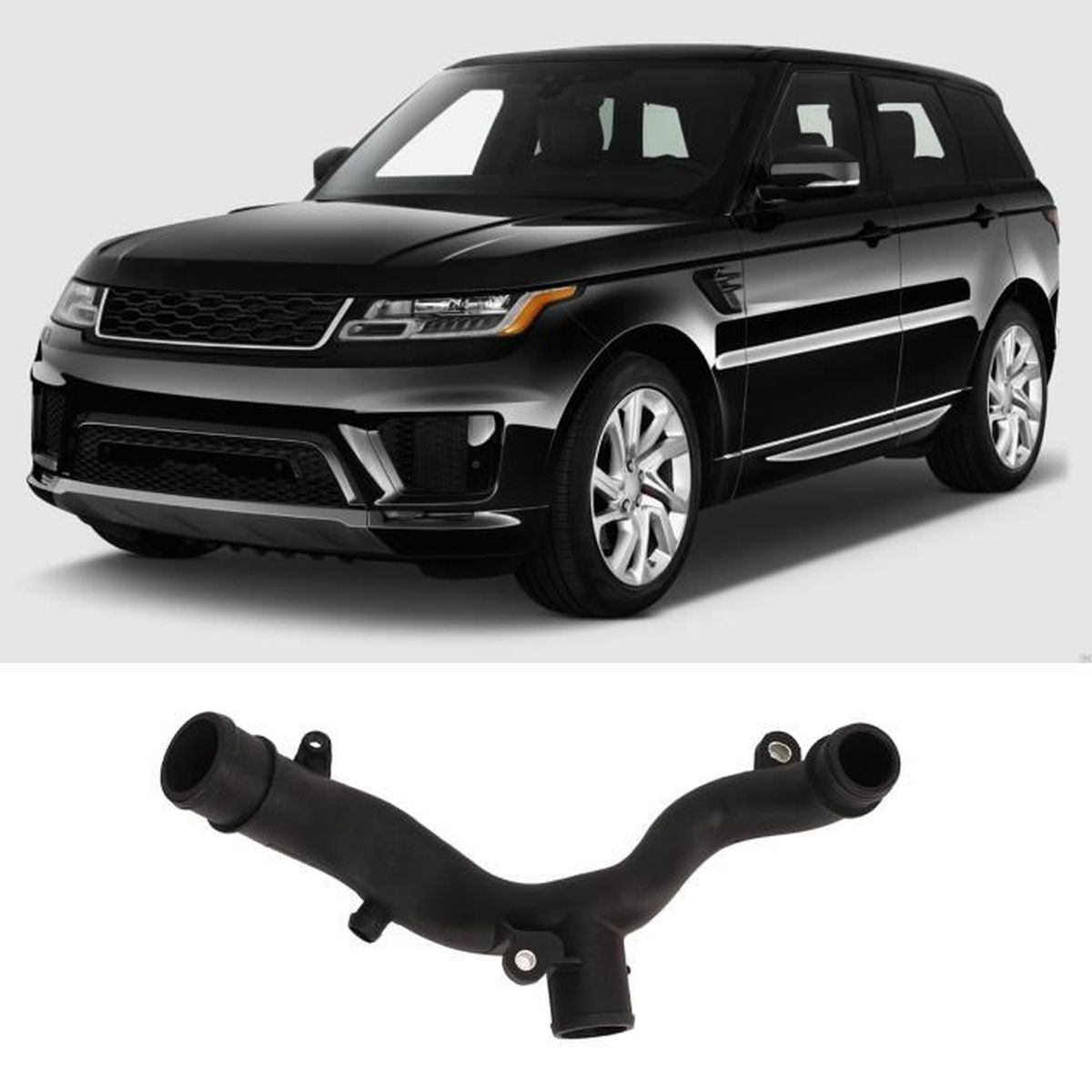 Tuyau de refroidissement d'eau moteur LR090630 Remplacement pour LR4 ...