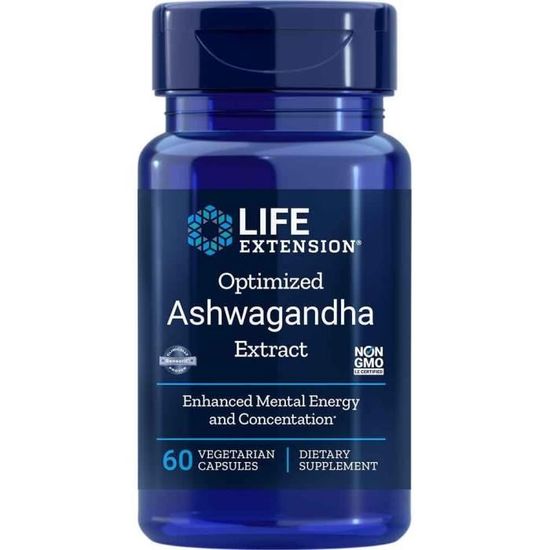 Compléments alimentaires LIFE EXTENSION Optimized Ashwagandha Extract ...