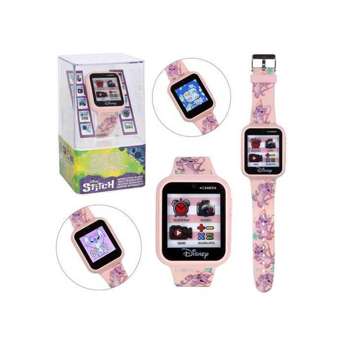 DISNEY Angel et Stitch Montre multifonctionnelle rose pour enfants ...