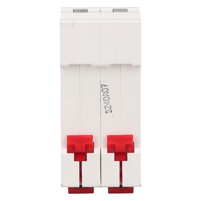 EJ.life Disjoncteur 2P Disjoncteur Miniature CC, 2P 1000V 32A Mini Interrupteur de Déconnexion ...