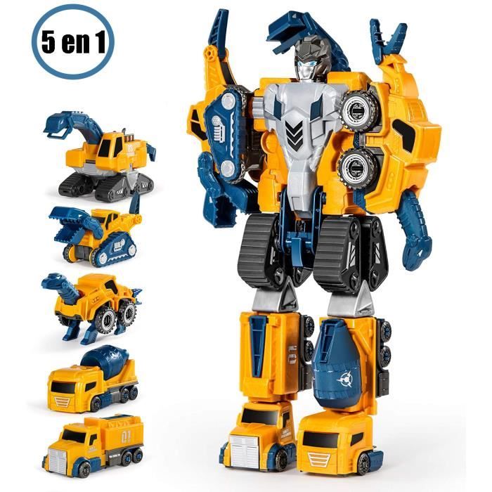 Jouets de Construction - AMOUNE - Robot de Construction - 5 en 1 ...