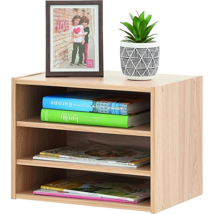 Modular Wood Stacking Storage Box STB-400T Etagère empilable-Meuble de ...