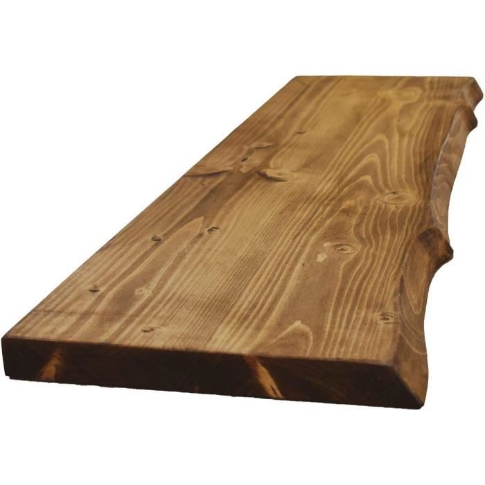 Wayne-Live Edge Étagère Flottante Rustique, étagère Murale en Bois 29x4 ...